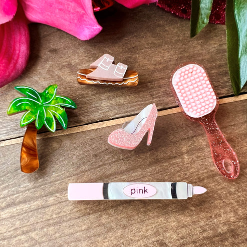 PolyPaige : Barbie : Mini Brooch Set – Broochaholic