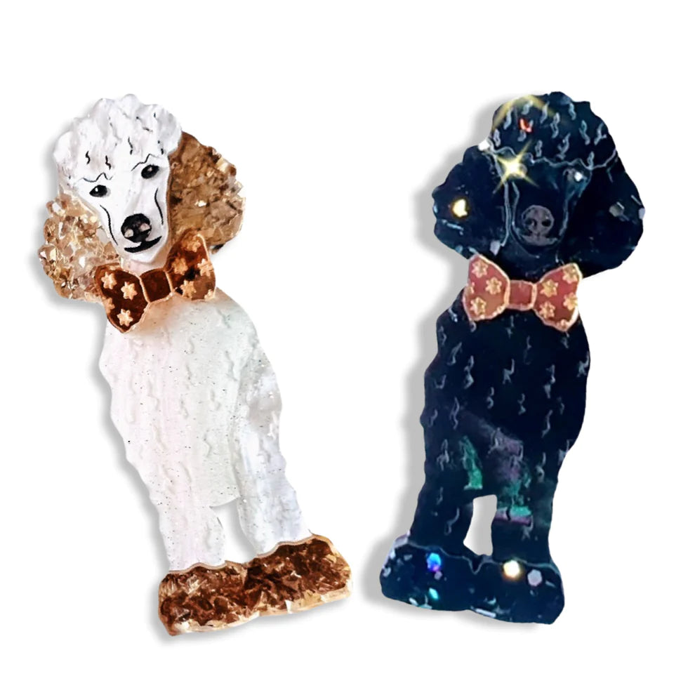 Bling Hound : Poodle Brooch – Broochaholic