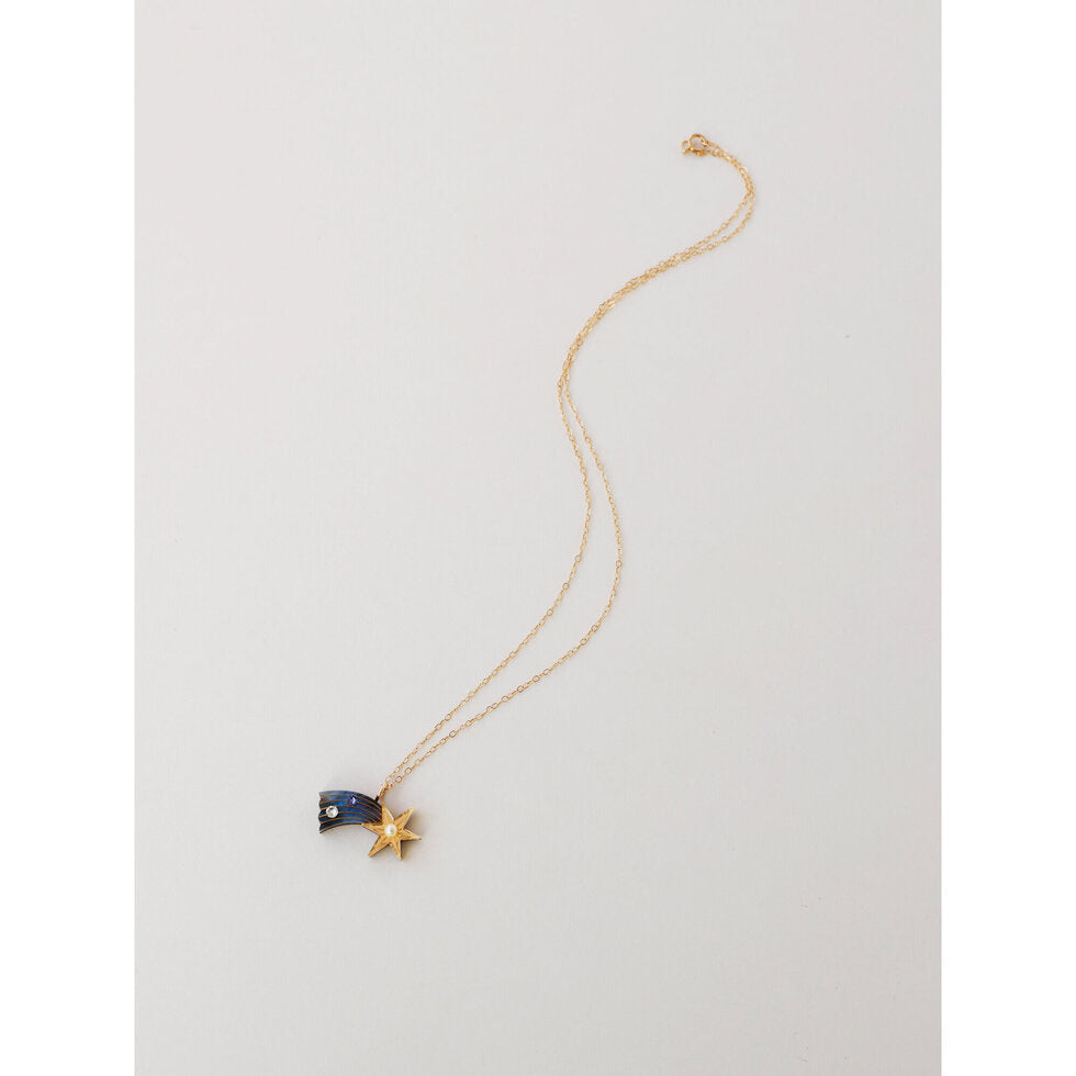 Wolf & Moon : Shooting Start Necklace – Broochaholic