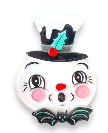 Lipstick & Chrome : Spooky Frosty Spookmas Mini Brooch x Johanna Parke ...