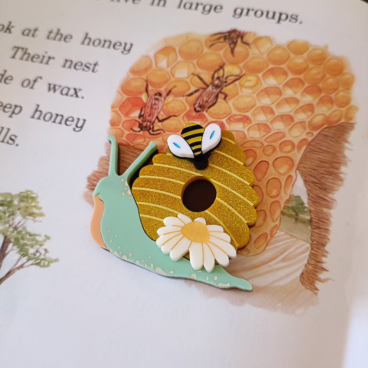 Bright and Bubbly : Silvia's Adventures : Queen Bee Silvia Brooch ...