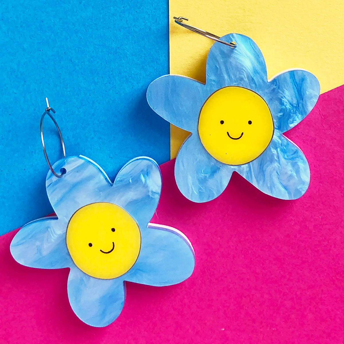 Happy Stuff Studio : Daisy Earrings - Happy [LUCKY LAST!] – Broochaholic
